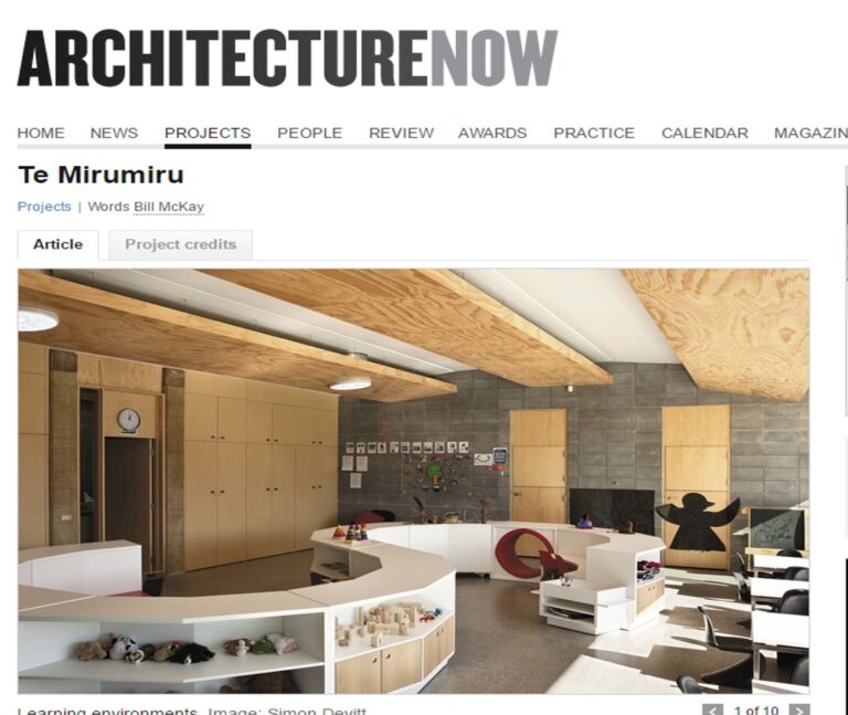Te Mirumiru ARCHITECTURE NOW - Smith Architects